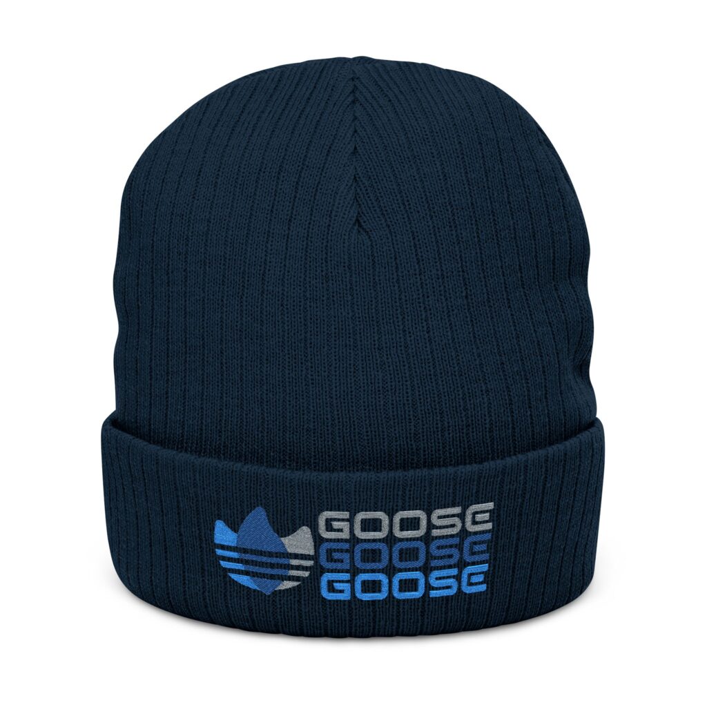 All Day I Dream About Goose (Ribbed Knit Beanie) - Tees That Jam